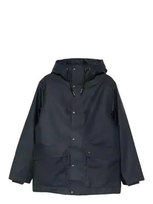 Rains Button-up Coat - Blue