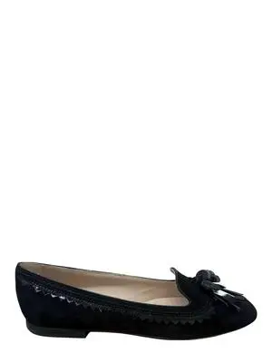TOD'S Tassel-detail Ballet Flats - Black