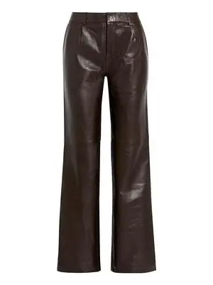 RETROFETE Chader Leather Straight-Leg Pants