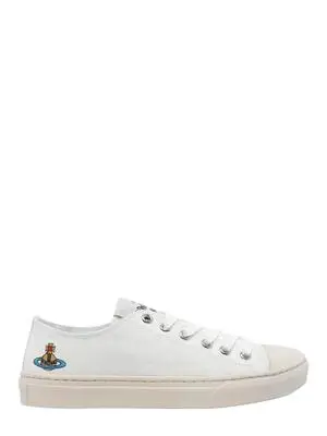 VIVIENNE WESTWOOD Low-top Logo Sneakers - White