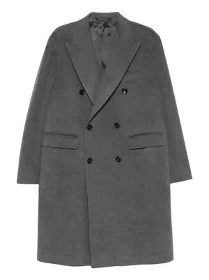 Tagliatore Double-breasted Pocket Coat - Grey