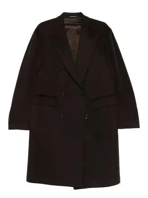 Tagliatore Double-breasted Coat - Brown