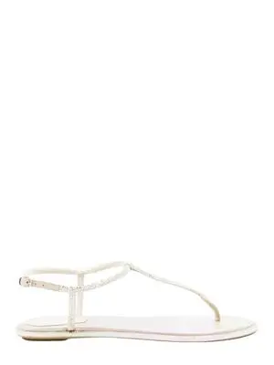 Rene Caovilla Diana Embellished-strap Sandals - Neutrals