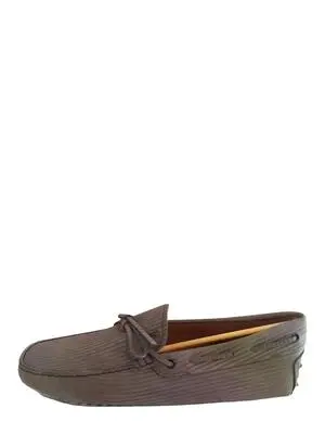 TOD'S Gommino Laced Loafers - Grey