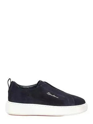 Santoni Slip-on Sneakers - Blue