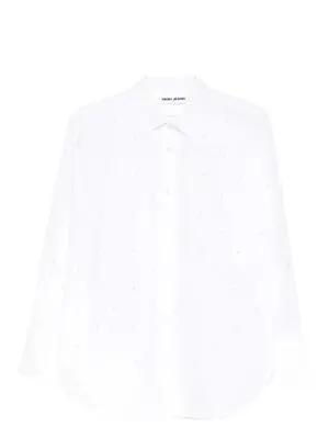 Dkny Pearl-embellished Shirt - White
