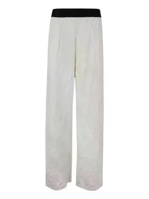MARIA CALDERARA Textured Trousers