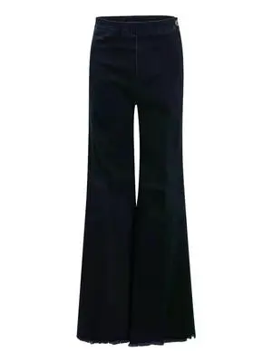 SHAFT JEANS Frayed-Hem Flared Jeans