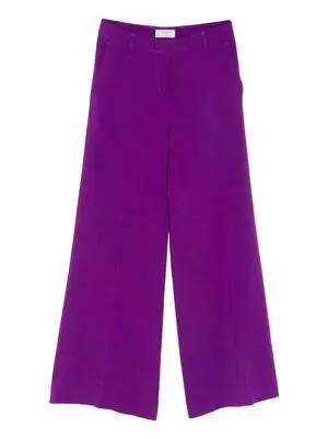 Alberto Biani Wide Leg Trousers - Purple