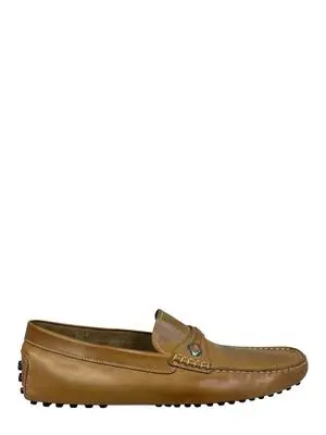 TOD'S Gommino Leather Loafers - Brown