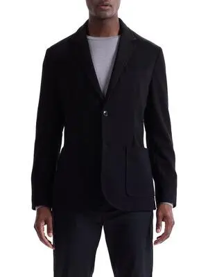 Bugatchi Soft Touch Knit Blazer - Black