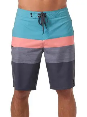 O'Neill Hyperfreak Heat Block Swim Trunks - Bristol Blue