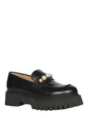 SAINT G Fearl Platform Loafer - Black