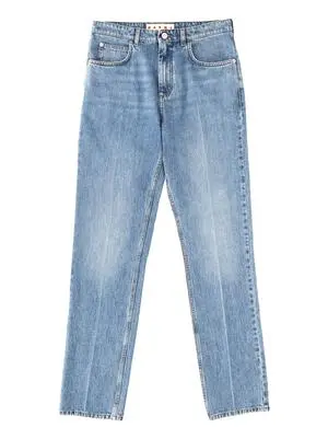 Marni Cotton Denim Pants - BLUE