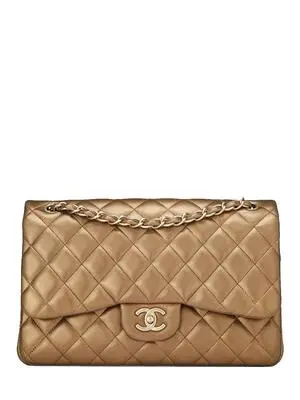 CHANEL Quilted Lambskin Jumbo Flap Bag