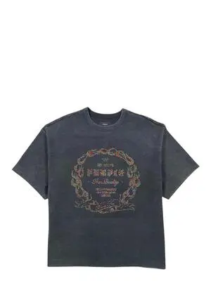 PURPLE BRAND Textured Jersey T-shirt - Grey