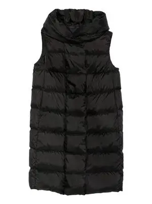 Peuterey Quilted Hooded Gilet - Black