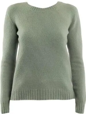 DRUMOHR Long-Sleeve Crew-Neck Sweater Green