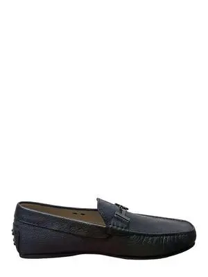 TOD'S T-buckle Loafers - Black