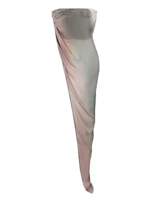 Rick Owens Ombré-effect Asymmetric Top - Grey