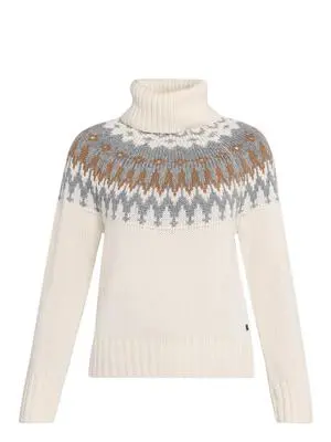 Bogner Ingrid Cashmere Turtleneck Sweater Eggshell