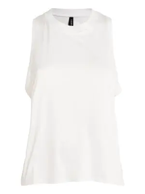 Vuori Energy Tank Top Oversized, Moisture-wicking Performance - White