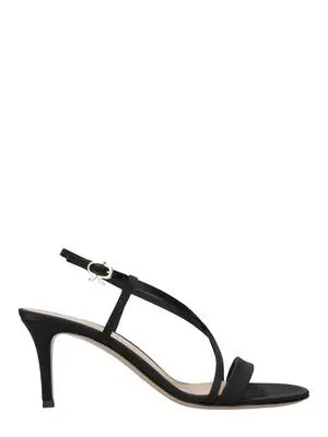 GIANVITO ROSSI Larisse 70 Heeled Sandals - Black