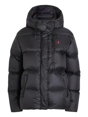 Ralph Lauren Padded Hooded Nylon Jacket - Black