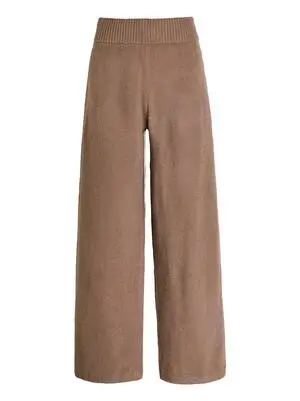 EBERJEY Recycled Polyester Bouclé Trousers
