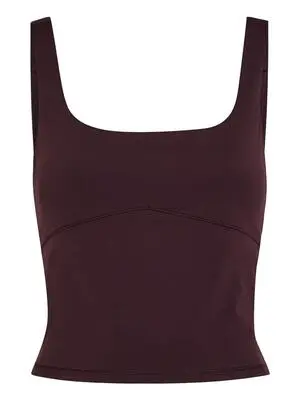 Vuori Stretch-jersey Tank - Chocolate