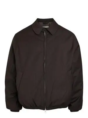 Our Legacy Avenue Pinstriped Padded Woven Jacket - Black