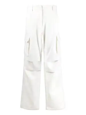 Coperni Wide-leg Cargo Trousers - White