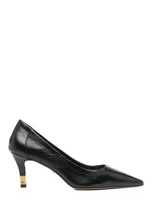 Lola Cruz Pointed Heeled Pumps - Black