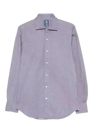 FINAMORE 1925 Buttoned Shirt - Blue