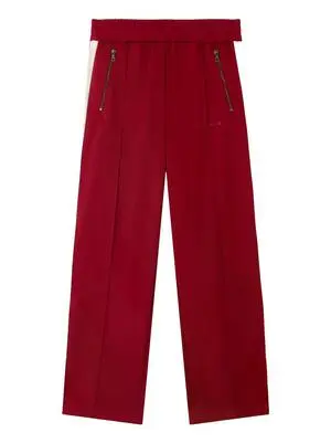 Palm Angels Zip-up Side-stripe Track Pants - Red