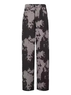Fendi Animal-print Five-pocket Jeans - Grey