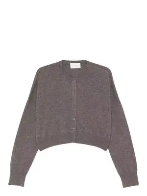 ST. AGNI Buttoned Cardigan - Grey