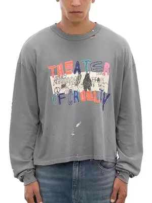 PALY Cruelty Long-sleeve Tee - Grey
