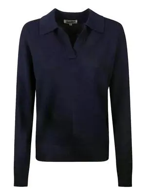 MC2 SAINT BARTH Long-sleeve Polo Shirt - Blue