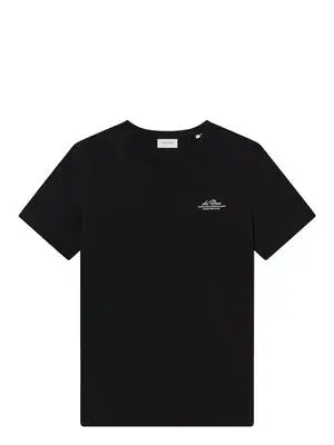 LES DEUX Ben Globe Graphic T-shirt - Black