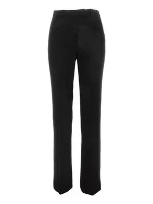 Emporio Armani Textured Trousers - Black