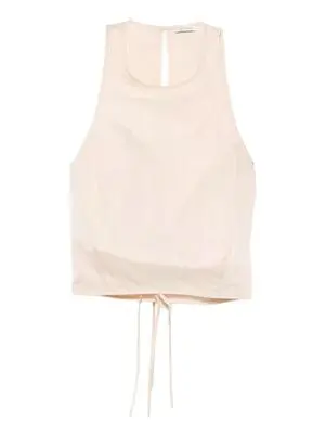 ST. AGNI Drawstring Top - Pink