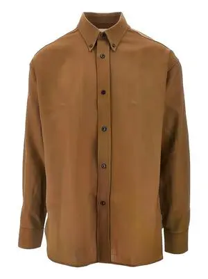 Studio Nicholson Jude Buttoned Shirt - Brown