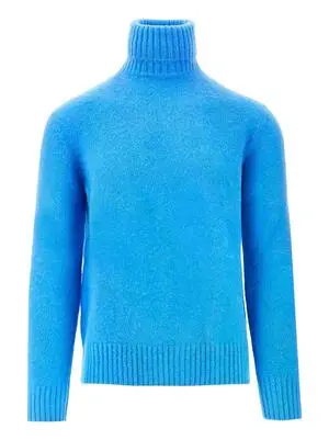 PIACENZA CASHMERE 1733 Roll-neck Sweater - Blue
