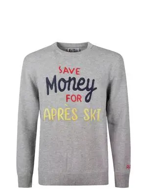 MC2 SAINT BARTH Embroidered Crew-neck Sweatshirt - Grey