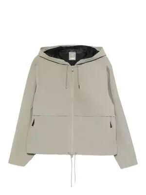 Rains Hooded Zip-front Jacket - Green