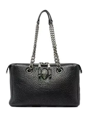 Kurt Geiger Chain Embellished Shoulder Bag - Black