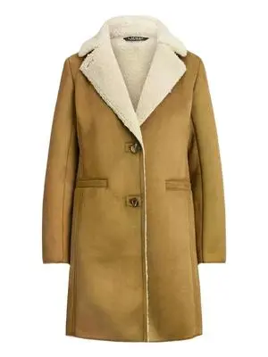 Ralph Lauren Faux-fur Collar Coat - Brown