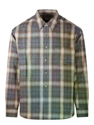 COOR Check-pattern Shirt - Grey