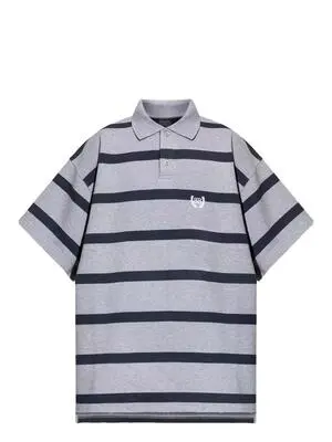 Balenciaga Logo Polo Shirt - Grey